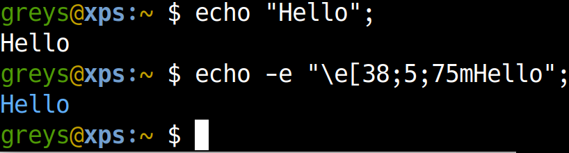 How To Show Colour Numbers In Unix Terminal